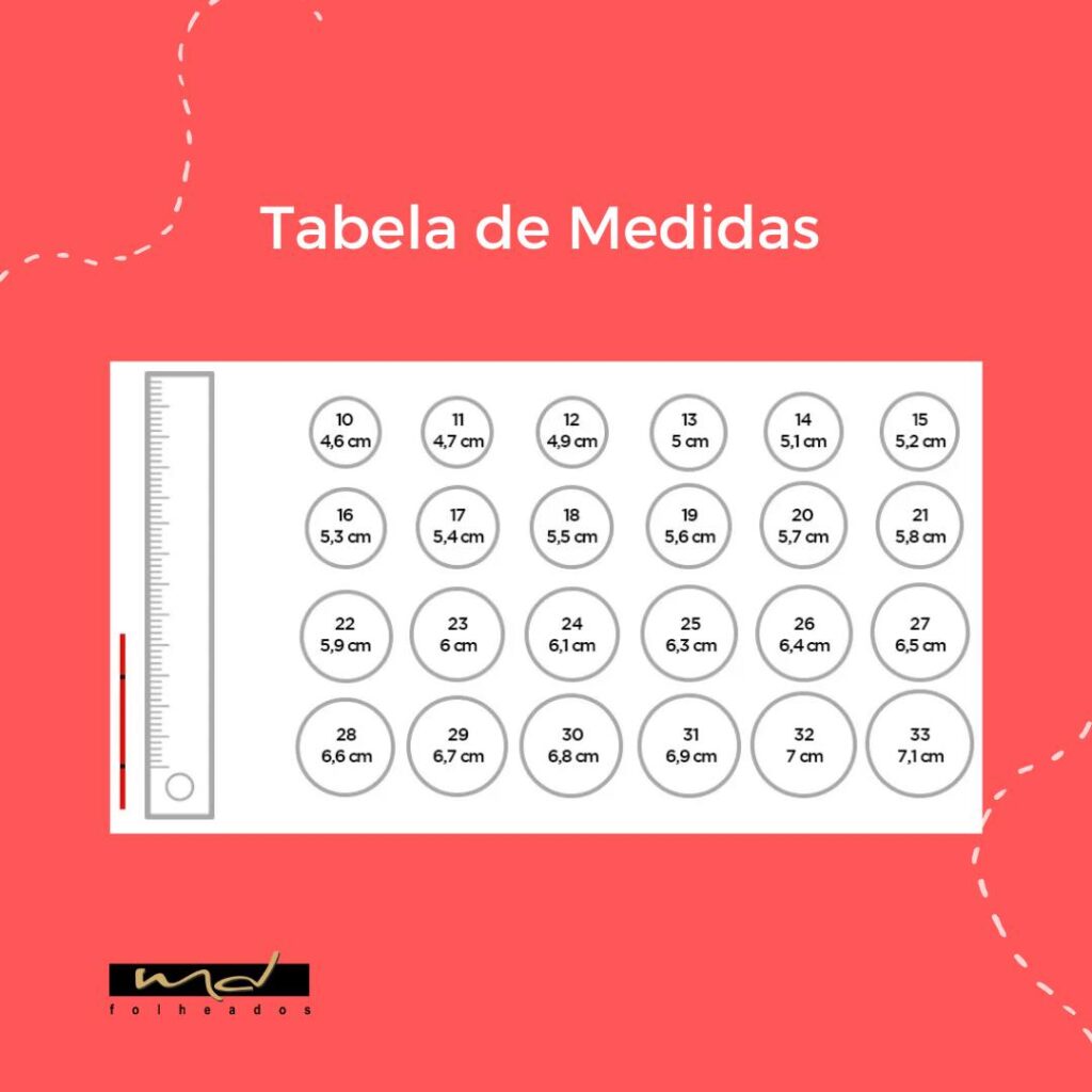 Como saber o tamanho do Anel? - MD Folheados - Limeira